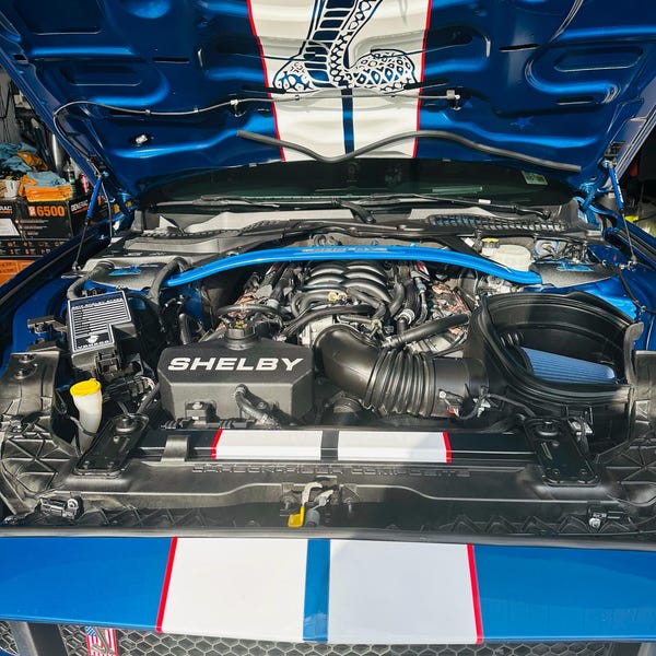 Ford Mustang S197 Custom Aluminum Engine Bay Dress up Plaque Car Show ...