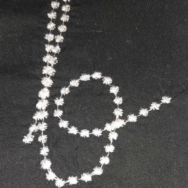 Awesome Pearl Stitch Script Handwritten Cursive Font Alphabet Machine ...