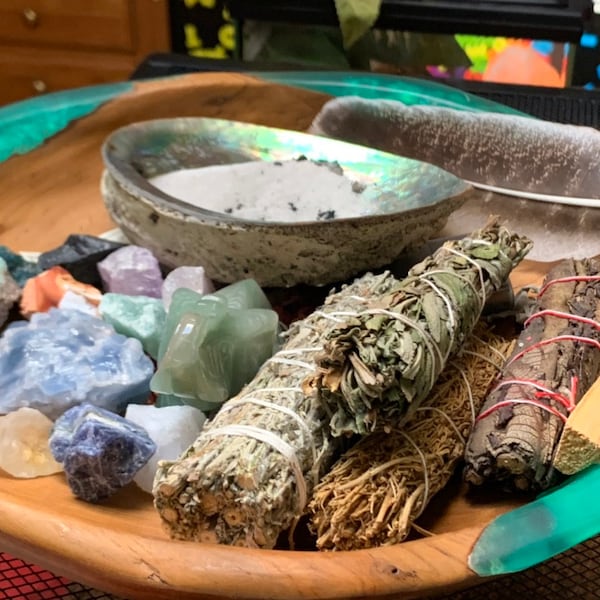 DESERT MAGIC SAGE Smudge Stick | Sage Bundle for Ceremony, Meditation ...