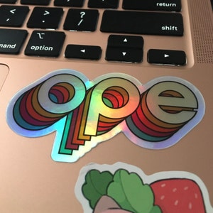 Ope It's a Sticker Nature Colorway. - Etsy