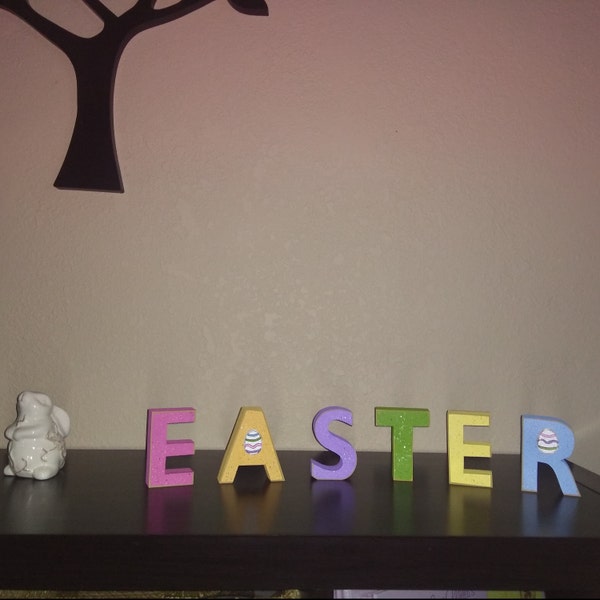 EASTER BLOCKS for Easter Word and Home Decor - Etsy