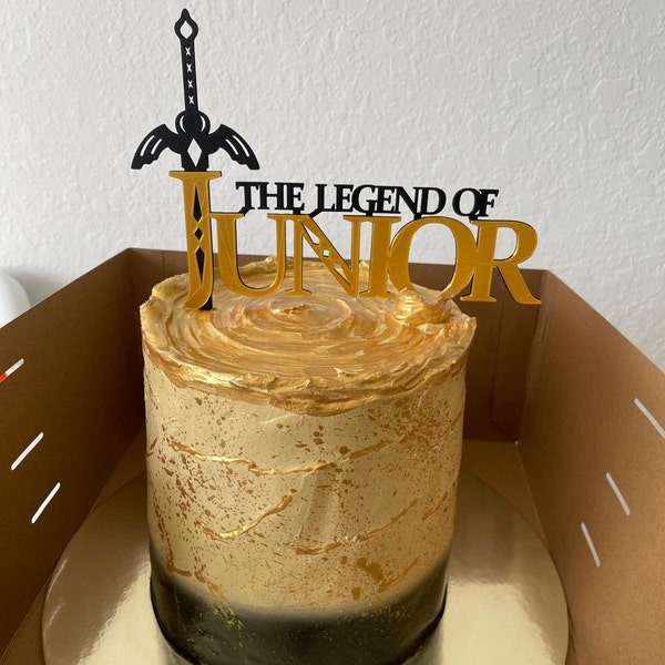 Zelda Personalized Cake Topper - Etsy