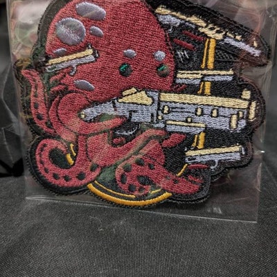 Glocktopus Starfield Patch/iron On/sew On/ Hook/ 3.54 X 4.02 - Etsy
