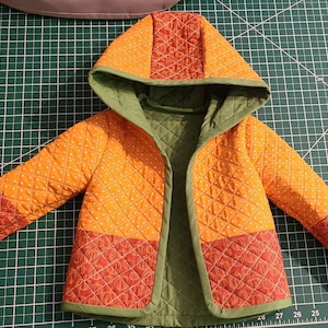 Quilted Hooded Tamarack Style Jacket PDF Pattern / Digital Sewing Pattern for Babies, Toddlers ...
