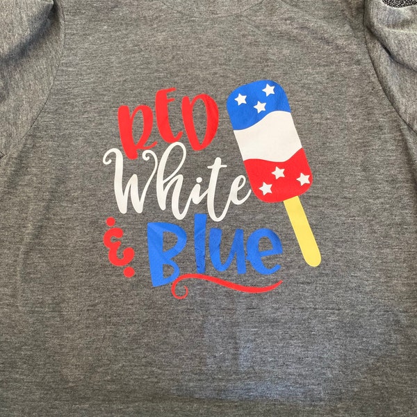 Patriotic Popsicle Svg, Patriotic Ice Cream Svg, Fourth of July Svg ...