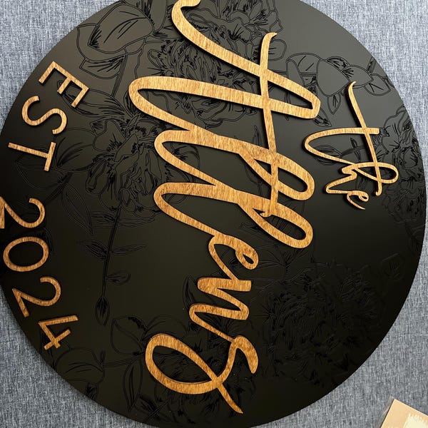 Personalized Name Sign Gift for Wedding Shower Gift for Her Anniversary ...