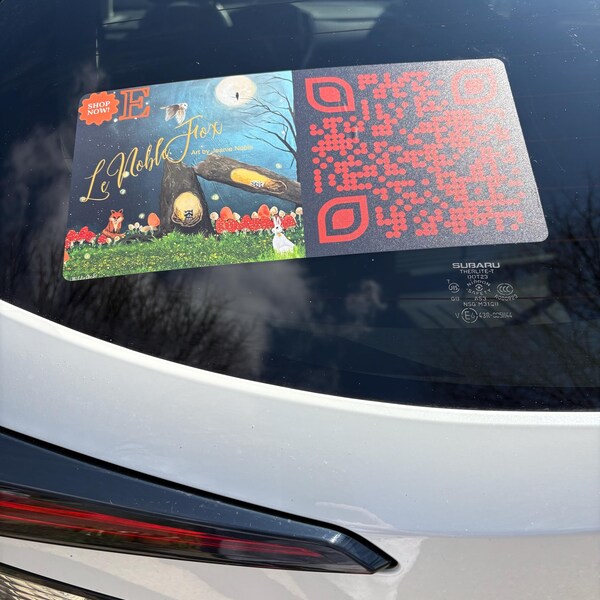 Your QR Code Logo Decal - Die Cut Sticker With Logo - Make Your Own QR ...