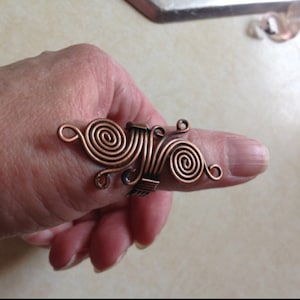 Wire Wrapped Ring, Copper Ring, Wire Wrapped Jewelry Handmade, Copper ...