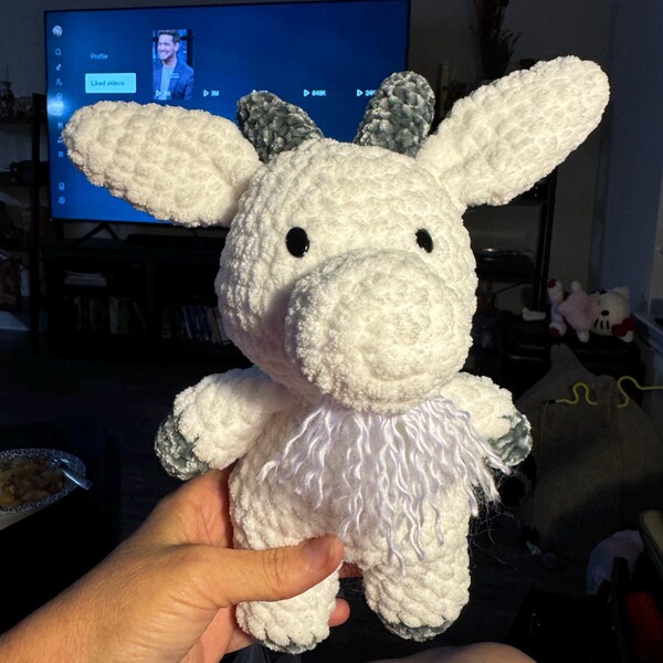 Sherman the Cheeky Crochet Goat Pattern PDF, Cheeky Goat, Goat Crochet ...