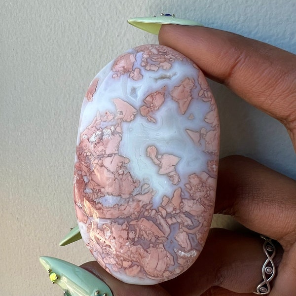 Gemstone Donut Pendant Necklace - Etsy