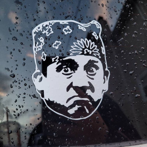 Prison Mike Vinyl Sticker, the Office Decal, Michael Scott Sticker, the ...