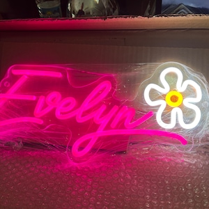 Custom Name Neon Sign for Kids, Neon Name Sign, Nursery Name Sign, Baby ...