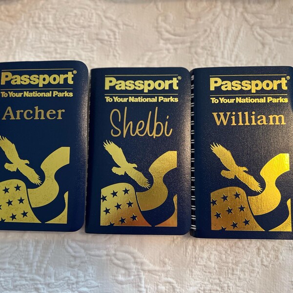 Personalized National Park Passport -- Gift for Outdoor Lovers ...