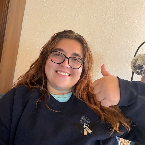 Castiel's Handprint - Dean Supernatural - Embroidered Crewneck ...