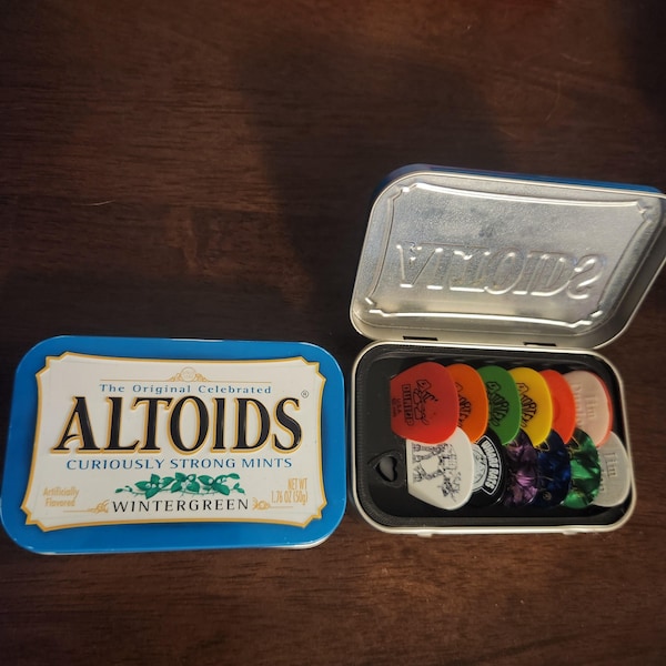 Altoids Guitar Pick Case - 3D Printed, Tin Optional (picks Not Included ...