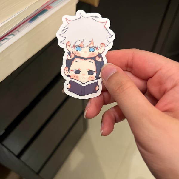 Satosugu Duo Anime Stickers | Cute | Laptop Sticker | Decals | Vinyl ...