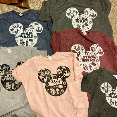 Star Wars Shirt, Star Wars Disney Shirt, Star Wars Mickey Ear Shirt ...