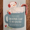 Snowman Soup, Hot Chocolate Printable, Hot Cocoa Christmas Gift Tag ...