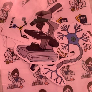 PK23 Day of Science Student Sticker Science Sticker Biology | Etsy Canada