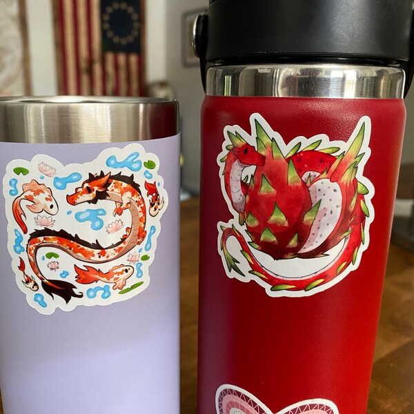 Boba Dragon Acrylic Keychain - Etsy