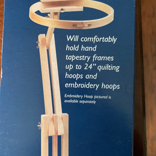 Stitchmaster Adjustable Height & Angle Floor Stand for Embroidery Cross ...