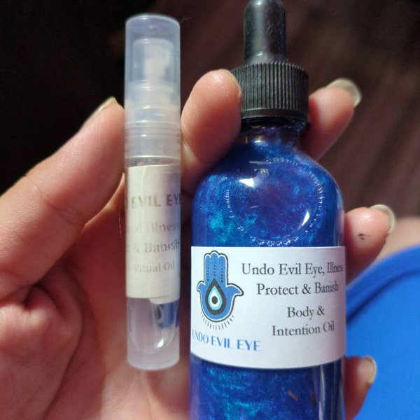 Evil Eye Perfume Body Oil, Intention Oil, Witch, Witchcraft, Pagan ...