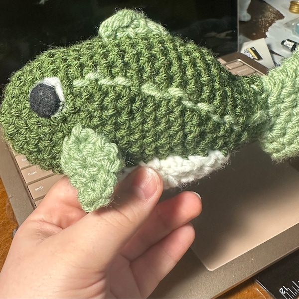 PATTERN: Ripple the Rainbow Trout Pattern - Amigurumi Rainbow Trout ...