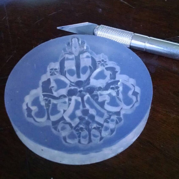 Large Flower Filigree Mold Victorian Mould Resin Mold Earrings 59mm ...