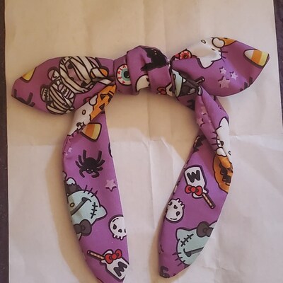 Halloween Headband Halloween Pumpkins Black Topknot Headband Halloween ...