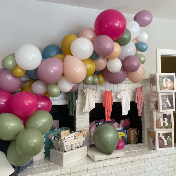 Dusty Biodegradable Balloons | Chalky Matte Balloon, Muted Balloons ...