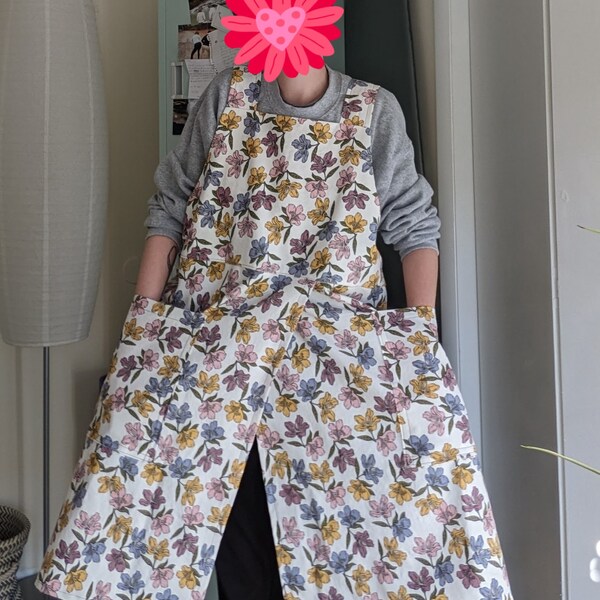 Pottery Apron Sewing Pattern/split Leg Apron /pinafore Pattern PDF/ No ...