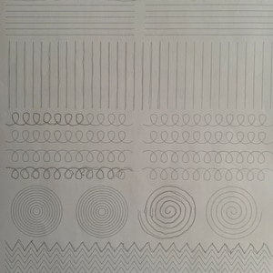 Steady Hand Practice Sheets, Printable Handwriting Worksheet, Basic ...