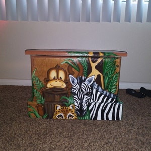 Custom Espresso Elephant Toy Box | Etsy
