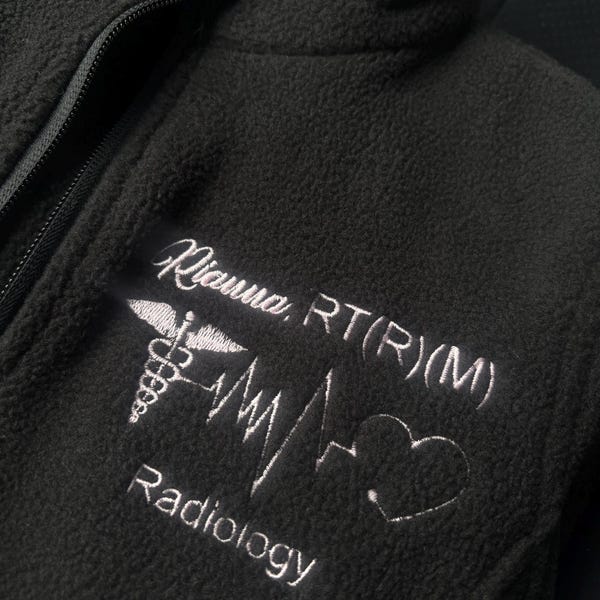 Custom Embroidered Medical Assistant Jacket, Personalized Mens Value ...