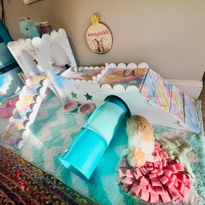 Blue Flower Snuffle Mat for Rabbits, Guinea Pigs, Dogs and Other Pets ...