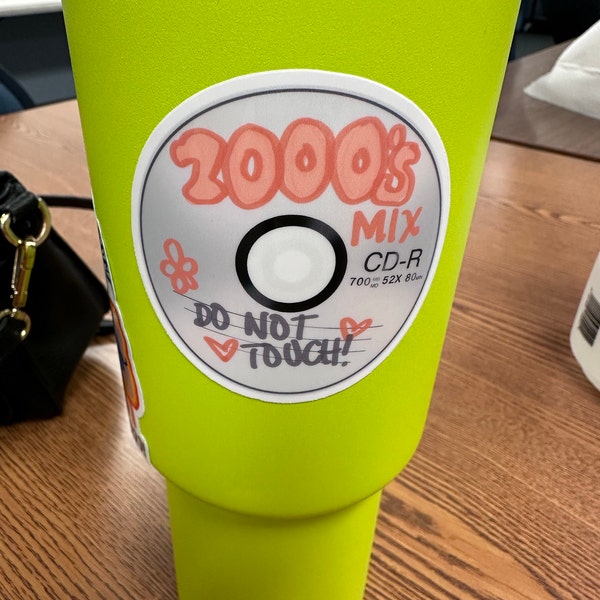2000s CD Mix Sticker, Sticker for Millennials - Etsy