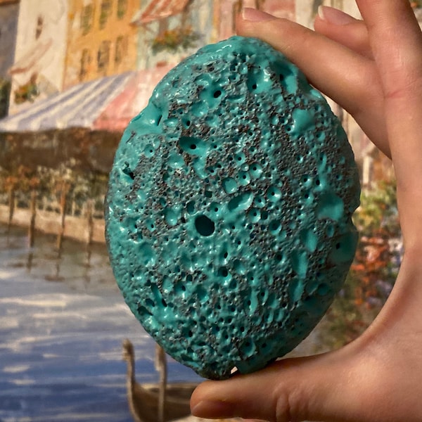 Picky Party Fully Covered Caribbean Blue Picking Stone Fidget - Etsy