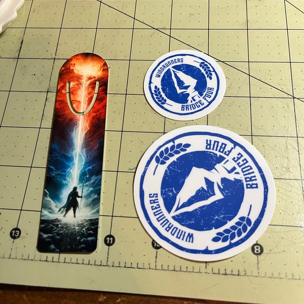 Stormlight Archive Aluminum Bookmark - Ideal Gift for Avid Readers ...