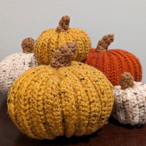 Easy Crochet Pattern for a Rustic Style Farmhouse Pumpkin Fall Pumpkin ...
