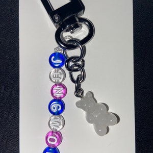 Decoden Decorated Toploader Keychain Kpop Deco Polco | Etsy