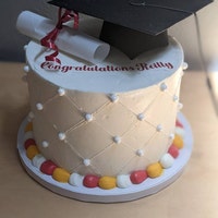 3D Paper Graduation Hat SVG File Cut File for Cricut Cupcake Topper ...