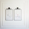 Set of 2, Line Drawing Print. Romantic Wall Art. Couple Art. Line Art ...