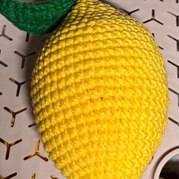 Lemon Crochet Pattern | Lemon Amigurumi Pattern | Luscious Lemon | Fruit Crochet Pattern | PDF ...