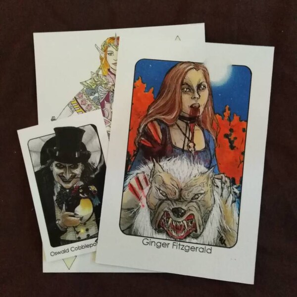 Villain Clans Ginger Fitzgerald (ginger Snaps) - A6/A5/A4 Print on ...