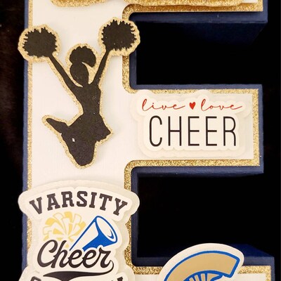 Cheer Team Gifts 3D Letter Personalized Cheerleader Gift Cheer Coach ...