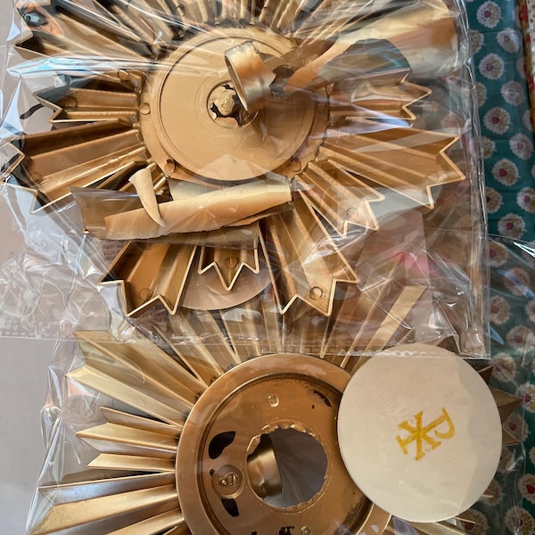 Monstrance Christmas Tree Topper , Eucharist , First Communion , Advent ...