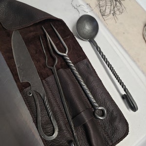 Forged Fork Viking Fork Medieval Fork Rustic Fork Forged | Etsy