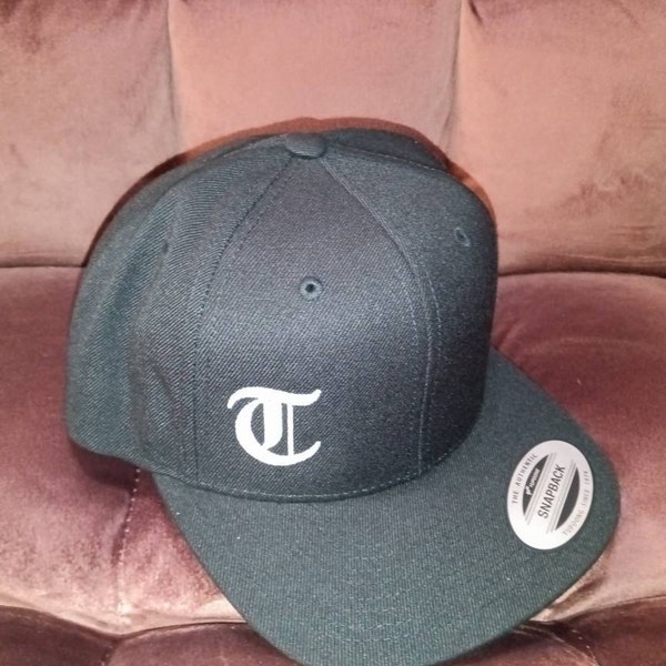 Choose Your Own Old English Letter/initials Embroidered Snapback Hat ...