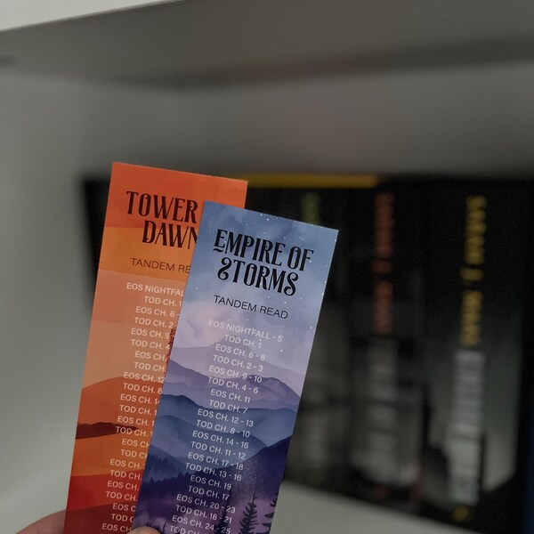 Empire of Storms & Tower of Dawn Tandem Reading Guide Bookmarks ...