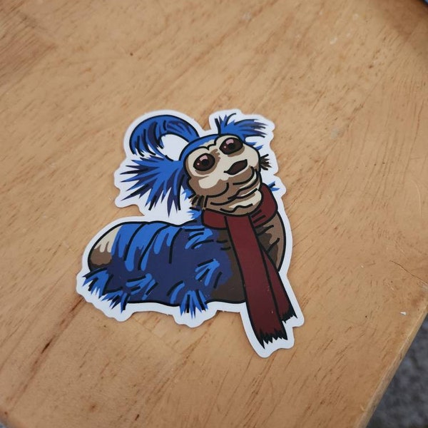 Labyrinth Worm Vinyl Sticker, Cute Laptop Stickers, Vinyl Decal, Vinyl ...